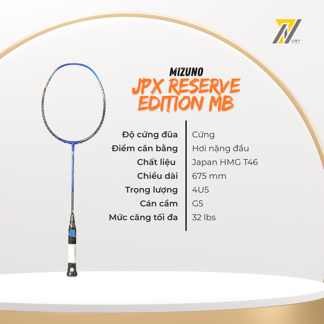 Vợt cầu lông Mizuno JPX Reserve Editon MB - Xanh chính hãng